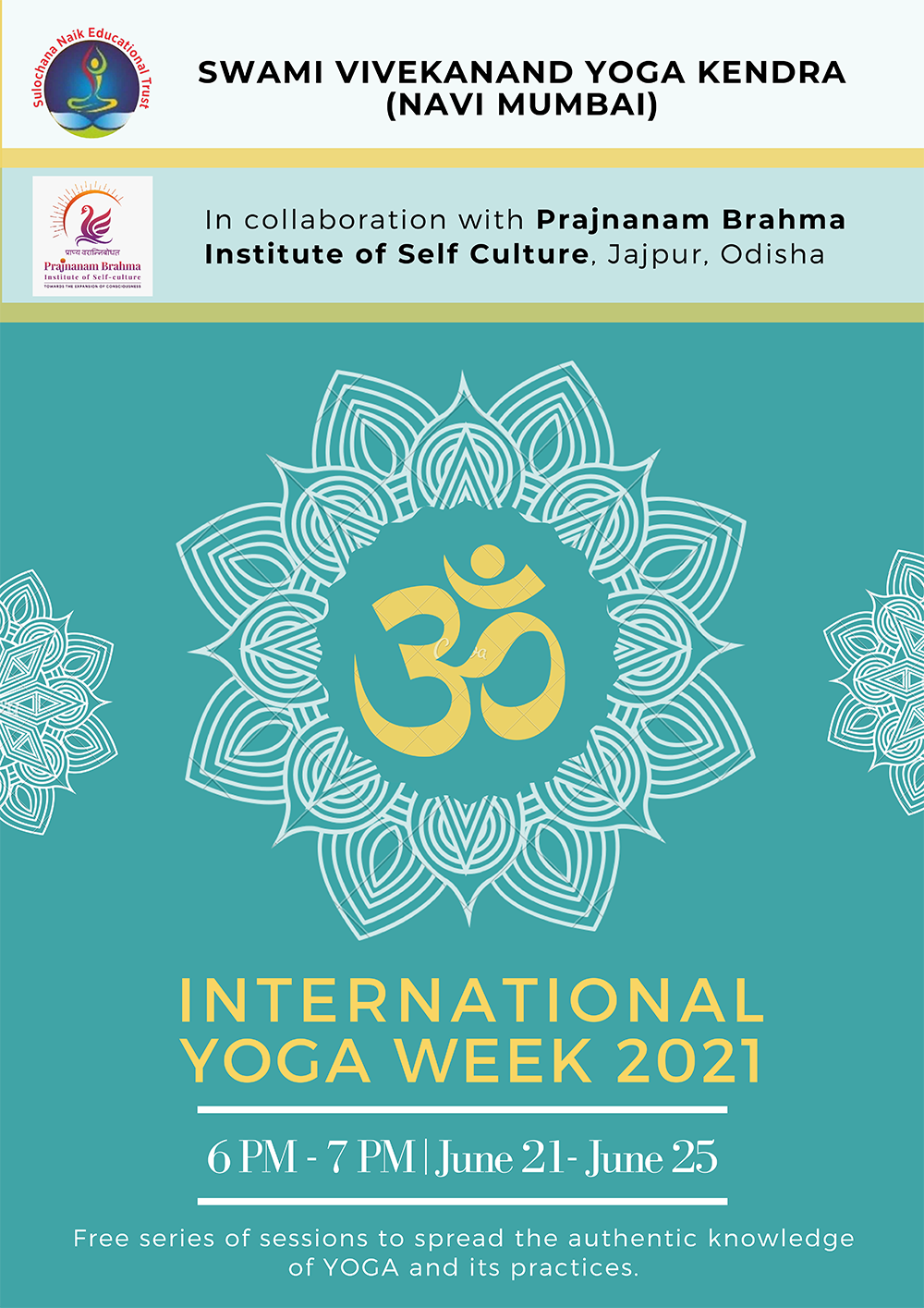 International Yoga Week - Prajnanam Brahma Institute of Self- Culture